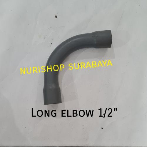 Jual Large Radius Elbow 1/2 / Long elbow / Long bow / knee / Keni PVC 1 ...
