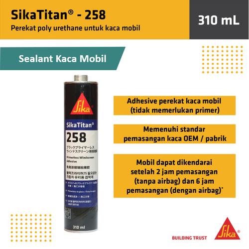 Promo Sika Titan Sikaflex 258 black Perekat Lem Kaca Mobil 310ml - Kab ...