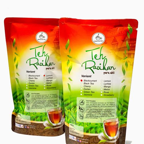 Jual TEH RASA BUBUK DAN CELUP BLACK TEA RACIKITO 125GR - Leci, BUBUK ...