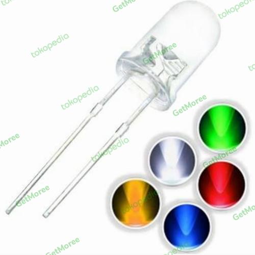 Jual MINIMAL 10PCS Lampu LED 10MM Biru Merah Putih Hijau - Biru - Kota ...