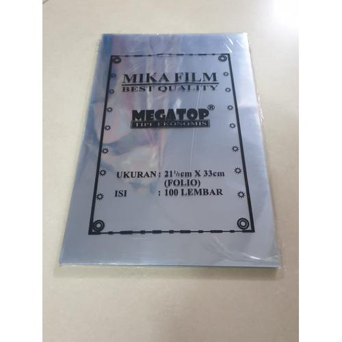 Jual PLASTIK MIKA/COVER MIKA/MIKA FILM JILID BENING UKURAN FOLIO ...