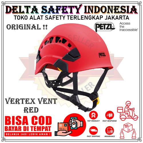 Jual Petzl Helmet Vertex Vent Red / Helm Safety Climbing Original Petzl ...