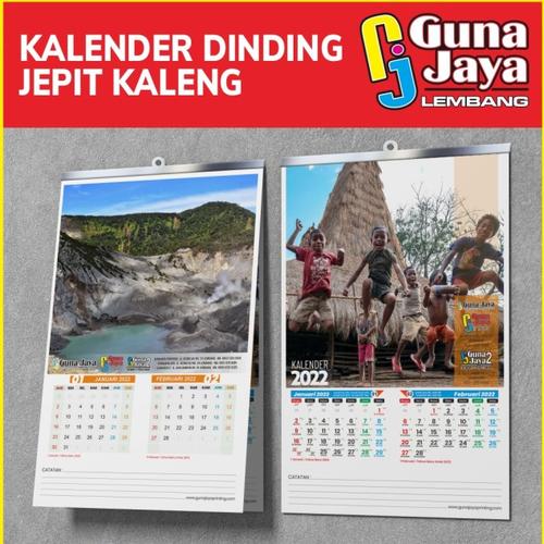Jual Cetak Kalender Dinding Jepit Kaleng Digital Print / Custom - 3 ...