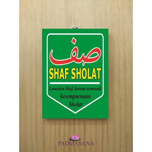 Jual TPS-077 Papan tanda sign hiasan dinding walldecor shaf sholat ...