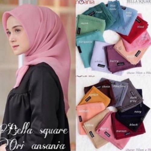 Jual Segi Empat Polos BELLA SQUARE Pollycotton Double Hicon ori Ansania ...