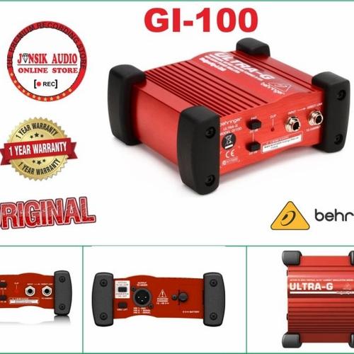 Jual Behringer GI100 1-channel Active Gitar Direct Box GI-100 - Jakarta ...