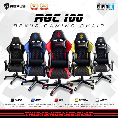 Jual Rexus RGC 100 Gaming Chair / Kursi Gaming - Biru - Jakarta Pusat ...