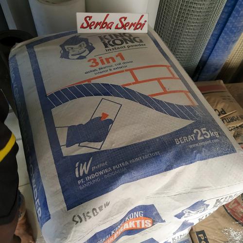Jual Semen putih acian plamir dempul dinding beton 3in1 Kingkong - 25kg ...