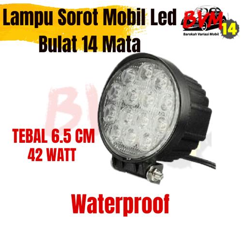 Jual LAMPU SOROT VARIASI EXTERIOR BULAT LED TEMBAK MOTOR MOBIL TRUCK ...