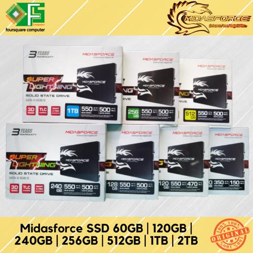 Jual Midasforce SSD Sata 60GB 120GB 128GB 240GB 256GB 512GB 1TB 2TB ...