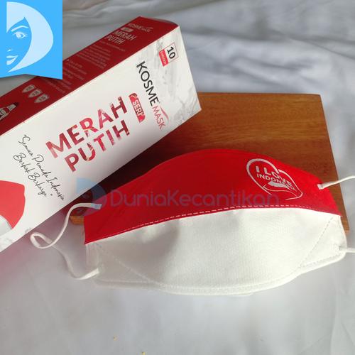 Jual Ms Glow Kosme Mask KM 95 Merah Putih Kosmemask Series Merah Putih ...