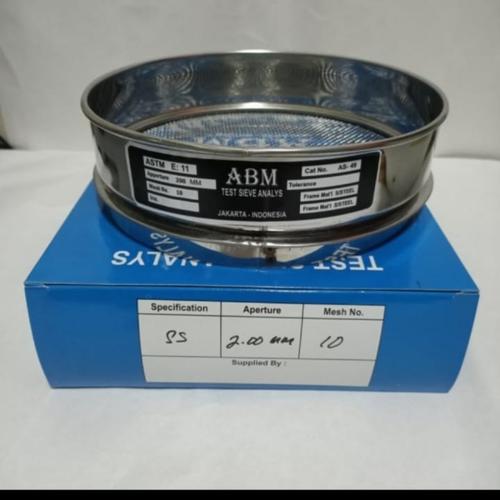 Jual Test Sieve Ayakan mesh 10 diameter 20 cm( ABM) - Jakarta Barat ...
