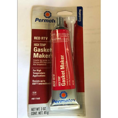 Jual High Temp Red Silicone Sealant / Lem Silikon Merah 81160 85 G ...
