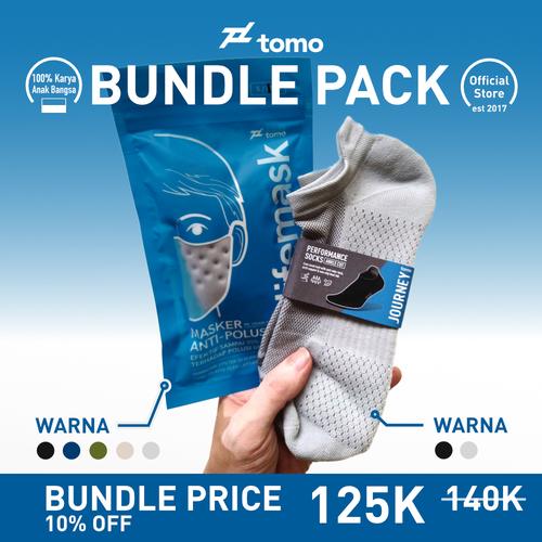Jual Tomo Lifemask Official / Bundle Pack - M (40-44) Hitam - Jakarta ...