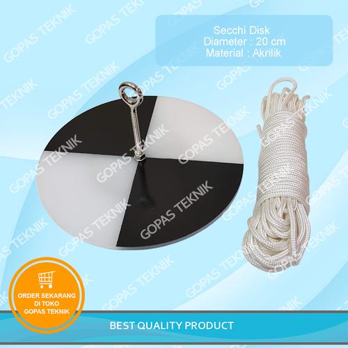 Jual Secchi Disk untuk Mengukur Kekeruhan Air, Secchi Disk 20 cm - Kota ...