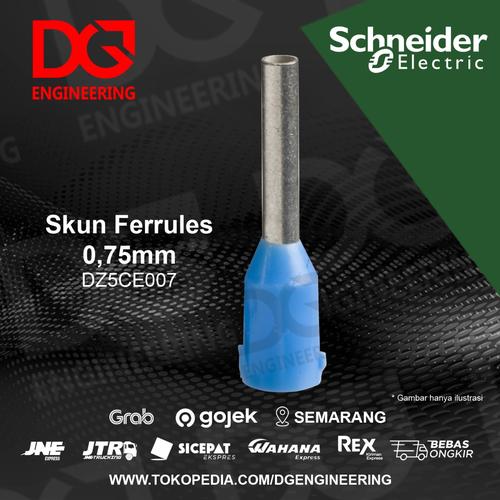 Jual Schneider Skun Tipe Non Markable 0,75mm Biru DZ5CE007/ pack =100 ...