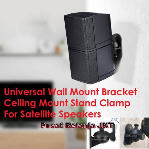 Jual BRACKET SPEAKER DINDING WALL MOUNT UNIVERSAL / BREKET DINDING ...