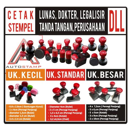 Jual Stempel Warna Otomatis Stempel Flash - UK. KECIL - Kota Bandung ...