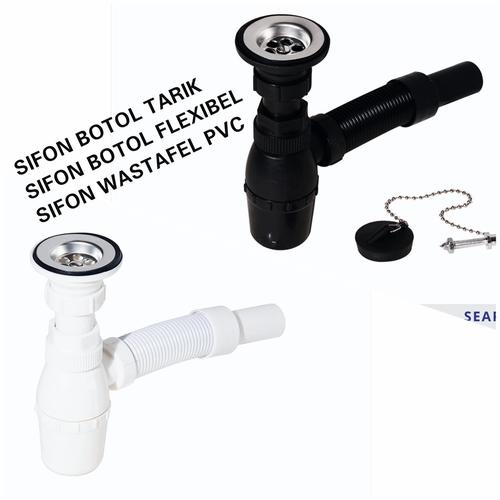 Jual sifon botol tarik / sifon botol flexibel / sifon wastafel pvc ...