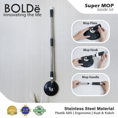 Jual Gagang / Refill kain pel BOLDe super mop deluxe - Gagang tongkat ...
