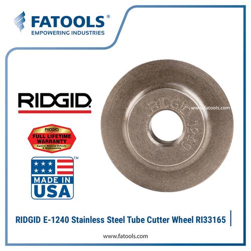 Jual RIDGID 33165 E1240 Stainless Steel Tube Cutter Wheel - Jakarta ...