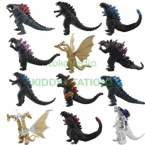 Jual Figurin Godzilla Set Of 12 Komplit Mecha Ghidorah Shin Earth ...