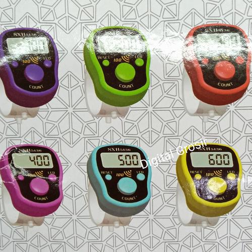 Jual Tasbih Digital Led Per 100 Bunyi, Finger Counter Led Alarm Alat ...