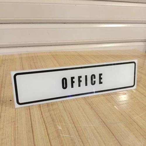 Jual SIGN AKRILIK OFFICE UKURAN 5X20 CM OFFICE - Jakarta Barat ...