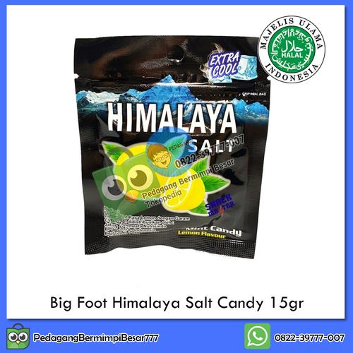 Jual Big Foot Himalaya Salt Candy 15gr | Himalayan Salt Lemon Candy ...