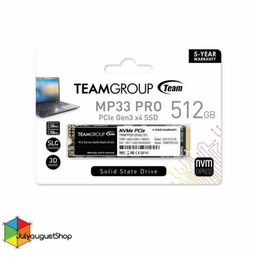 Promo Team MP33 PRO SSD M.2 NVMe PCIe Gen3 x4 - 512GB Cicil 0% 3x ...