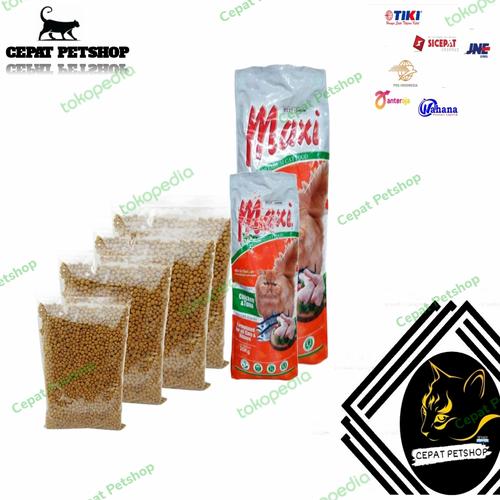 Jual maxi cat makanan kucing maxi repack 1 kg cat food - Kota Bekasi ...