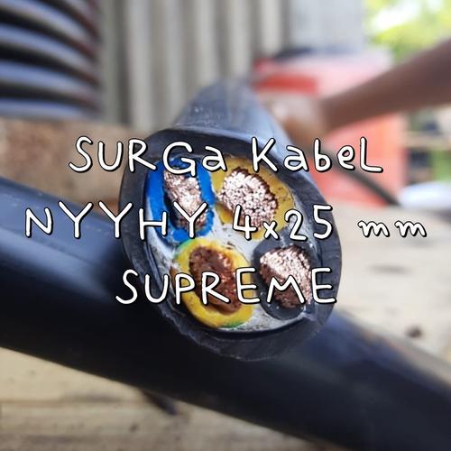 Jual NYYHY 4x25 mm SUPREME/ KABEL SERABUT NYYHY 4 x 25/ KABEL NYYHY ...