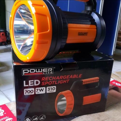 Jual KRISBOW LAMPU SENTER LED SOROT POWERLITE 7W RECHARGEABLE SPOTLIGHT ...