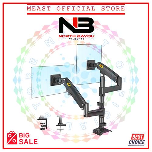 Promo NORTH BAYOU BRACKET MONITOR 22 - 32 INCH NB H180 DUAL ARM ...
