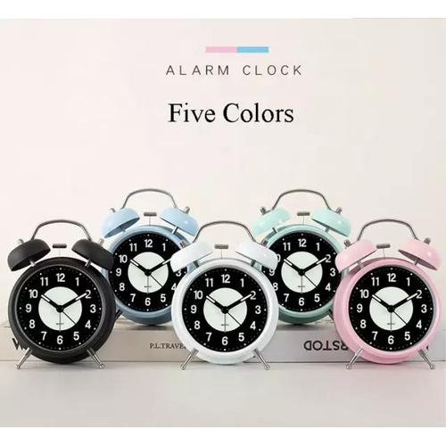 Jual Jam Meja Klasik Unik Weker Alarm Besi Bulat Besar Nyaring ...