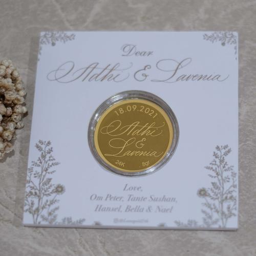 Jual Koin Emas gold coin lm logam mulia 24K 8gr 8 gr mirip antam ubs ...