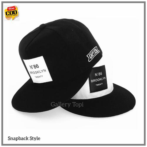 Jual topi pria snapback original terlaris terkeren 2021 - Putih - Kota ...