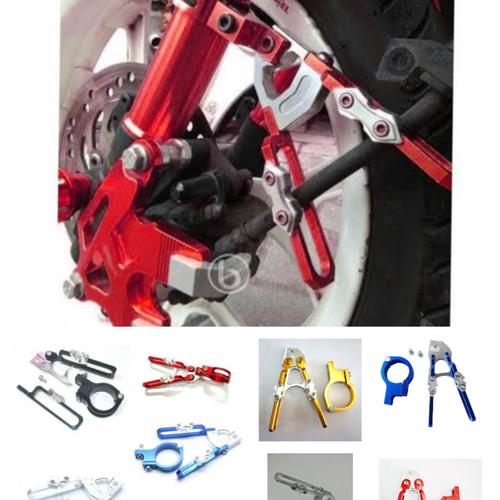 Jual Klem Selang Rem / Kleman Shock / Cleman Selang Rem Full CNC - Gold ...