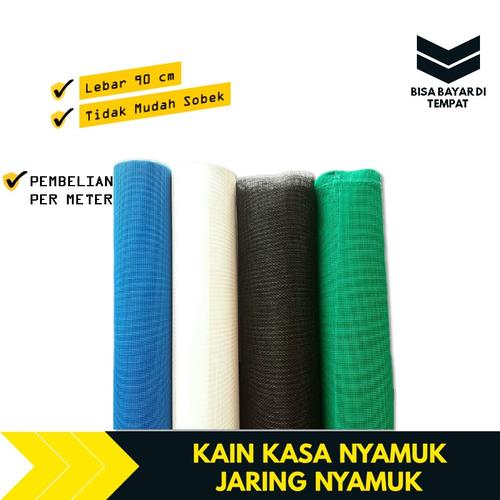 Jual Jaring Kawat Kain Kasa Nyamuk Nylon Ventilasi Lubang Angin 1 Meter ...
