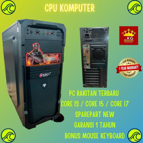 Jual CPU RAKITAN BUILT UP Processor Core i5 ram 4gb hdd 500g dvd rw ...