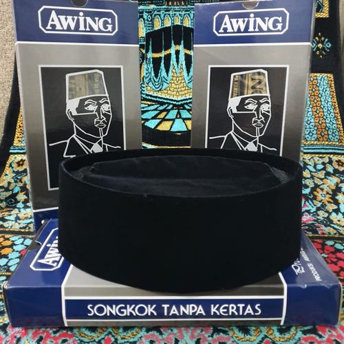 Jual Peci Hitam Songkok Kopiah Awing AC Tinggi 9 ukuran 5-9 - 5 - Kota ...