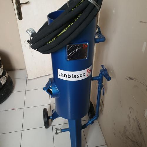 Jual Blasting pot High Quality sandblasting pot 100Lbs complete set ...