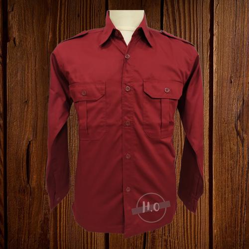 Jual Baju Atasan Kemeja Putih PDH PDL ASN PNS Lapangan Pria Lengan ...