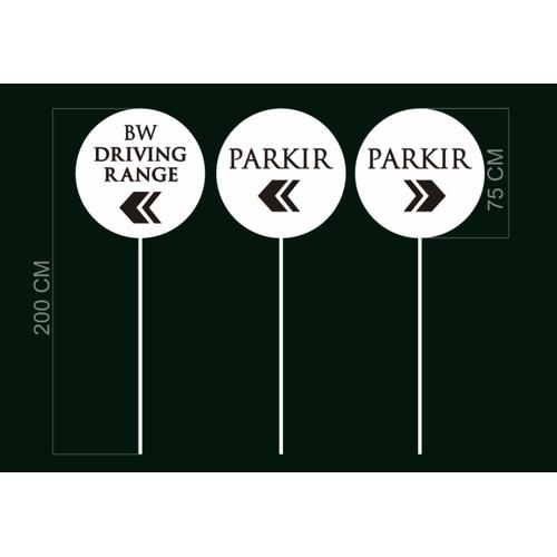 Jual pole sign 75cm tiang 2m - Kota Surabaya - Piramida Sign | Tokopedia