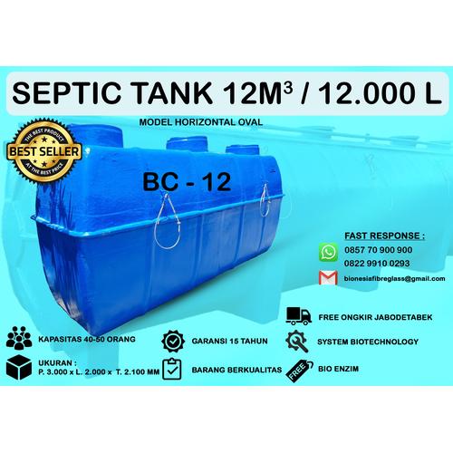 Jual Septic Tank BIOTECH Tipe BC-12 ukuran 12M3 / Kapasitas 12.000 ...