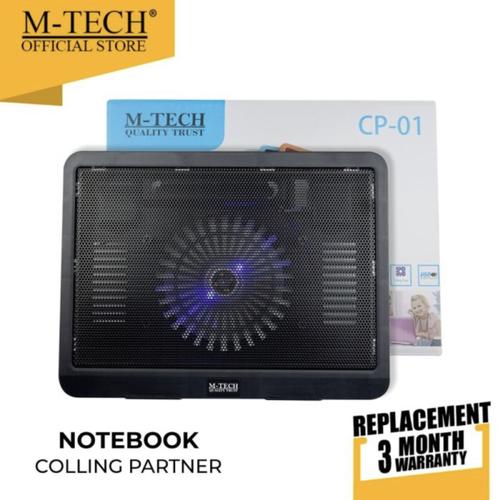 Jual M-TECH LAPTOP COLING PAD KIPAS FAN COOLING PAD NOTEBOOK-CP-01 ...