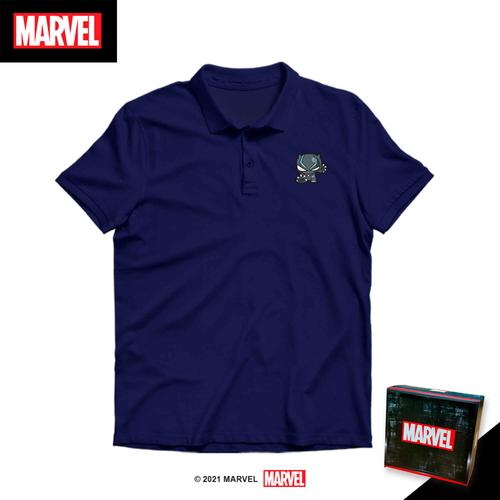 Jual Marvel Polo Tshirt / Kaos Polo Marvel Mini Heroes Black Panther ...