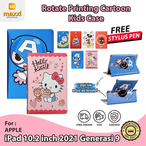 Jual iPad 10.2 inch 2021 Generasi 9 Rotate Rotating Flipcase Kid Case ...