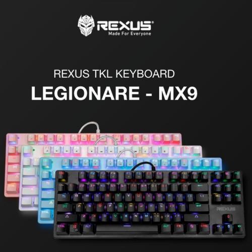 Jual REXUS MX9 Legionare TKL Mechanical gaming keyboard mekanikal mx 9 ...