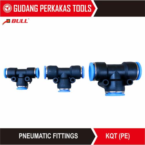 Jual Pneumatic fittings / sambungan selang pu type KQT / PE - 12-00 ...